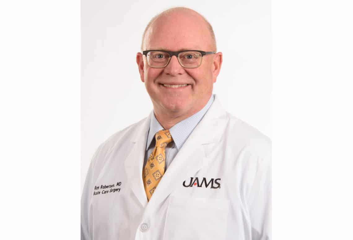 Ronald Robertson, M.D., Named Chair of Surgery | UAMS News