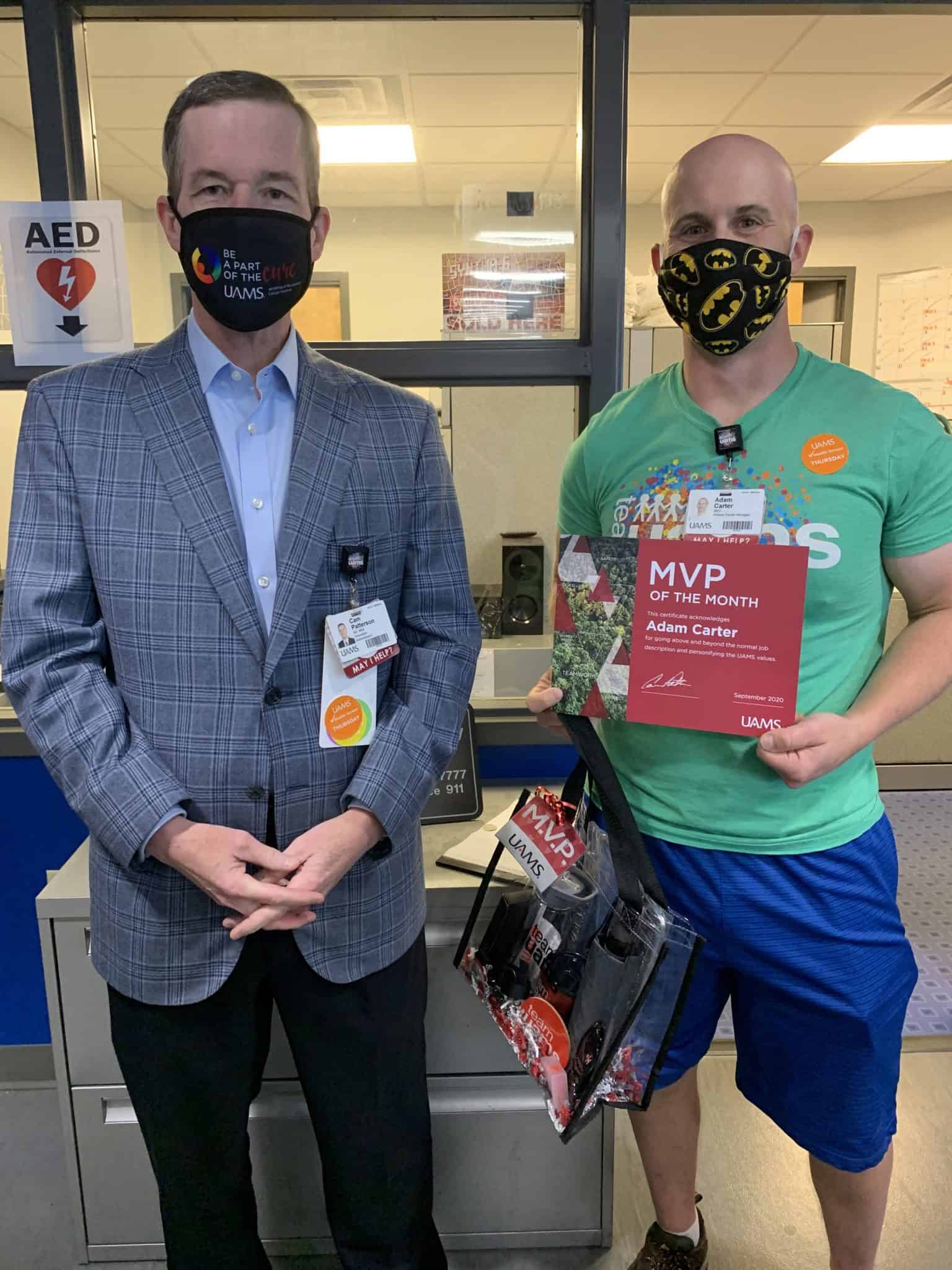 September MVP — Adam Carter | UAMS News