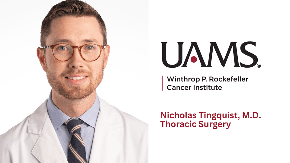 Thoracic Surgeon Nicholas D. Tingquist, M.D., Joins UAMS | UAMS News